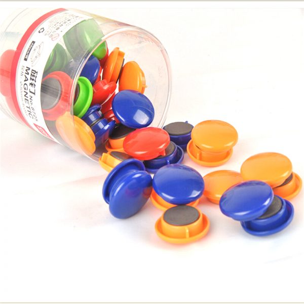 30mm Round Whiteboard Magnetic Button - Whiteboard, Chalk Holder, Self ...