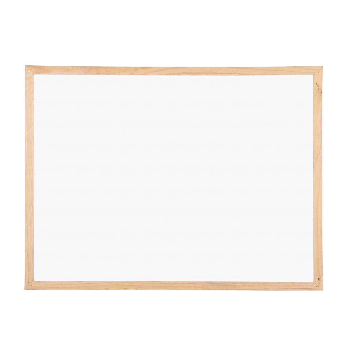 Pine Wood Frame Magnetic Whiteboard - Whiteboard, Chalk Holder, Self ...