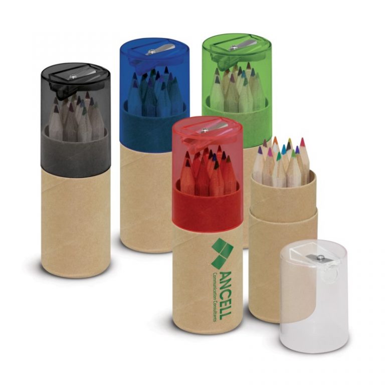 Colored Pencil Tube | Color Pencil Tube with Sharpener